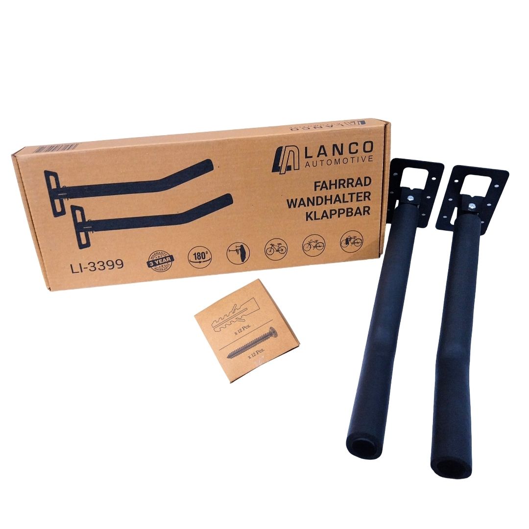 LI-3399 Wall mount Bicycle Holder - Lanco Automotive