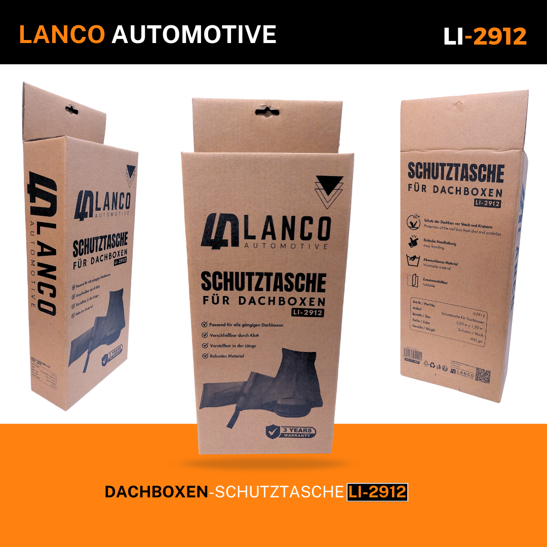 Roof Box Protection Cover | LI-2912 | - Lanco Automotive