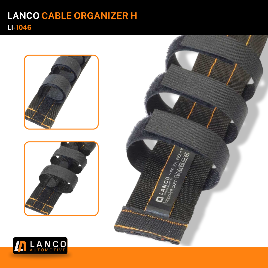 Flexible Cable Duct with Velcro Fasteners | H-Shaped | LI-1046 - Lanco ...