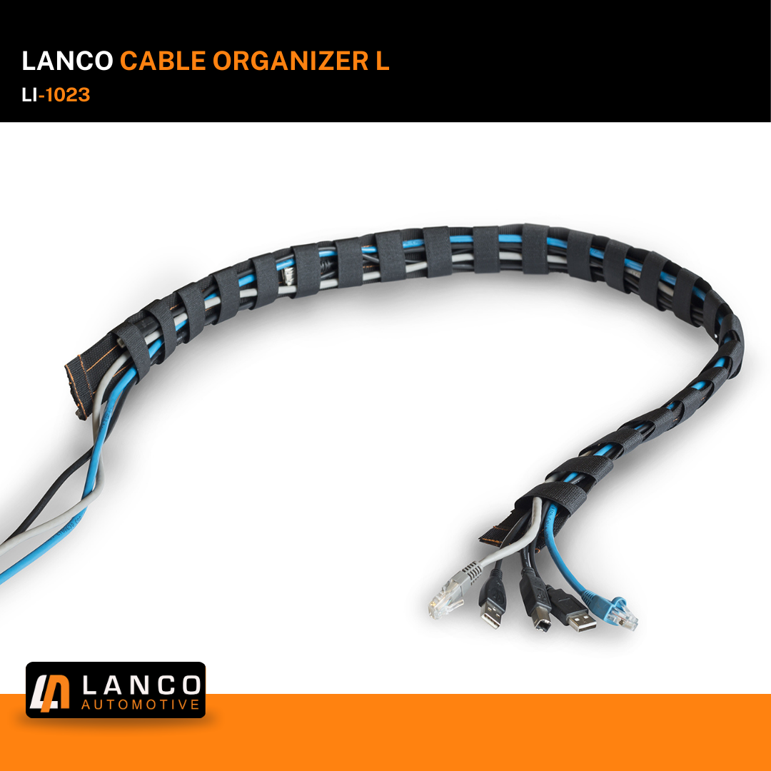 Flexible Cable Duct with Velcro Fasteners | L-Shaped | LI-1023 - Lanco ...