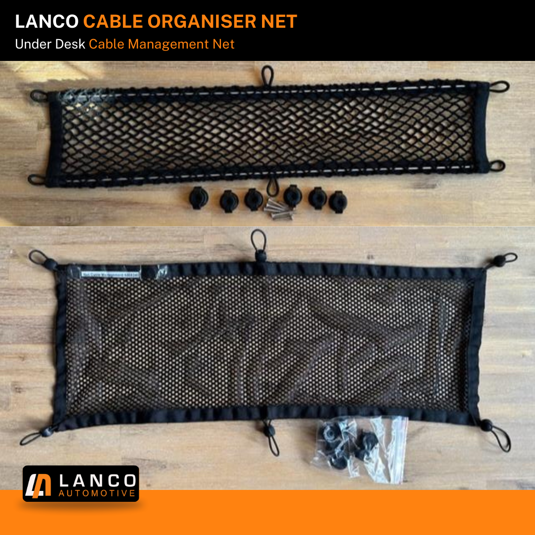 Under Desk Cable Management Net | Privacy Net Cable Manager - Lanco ...